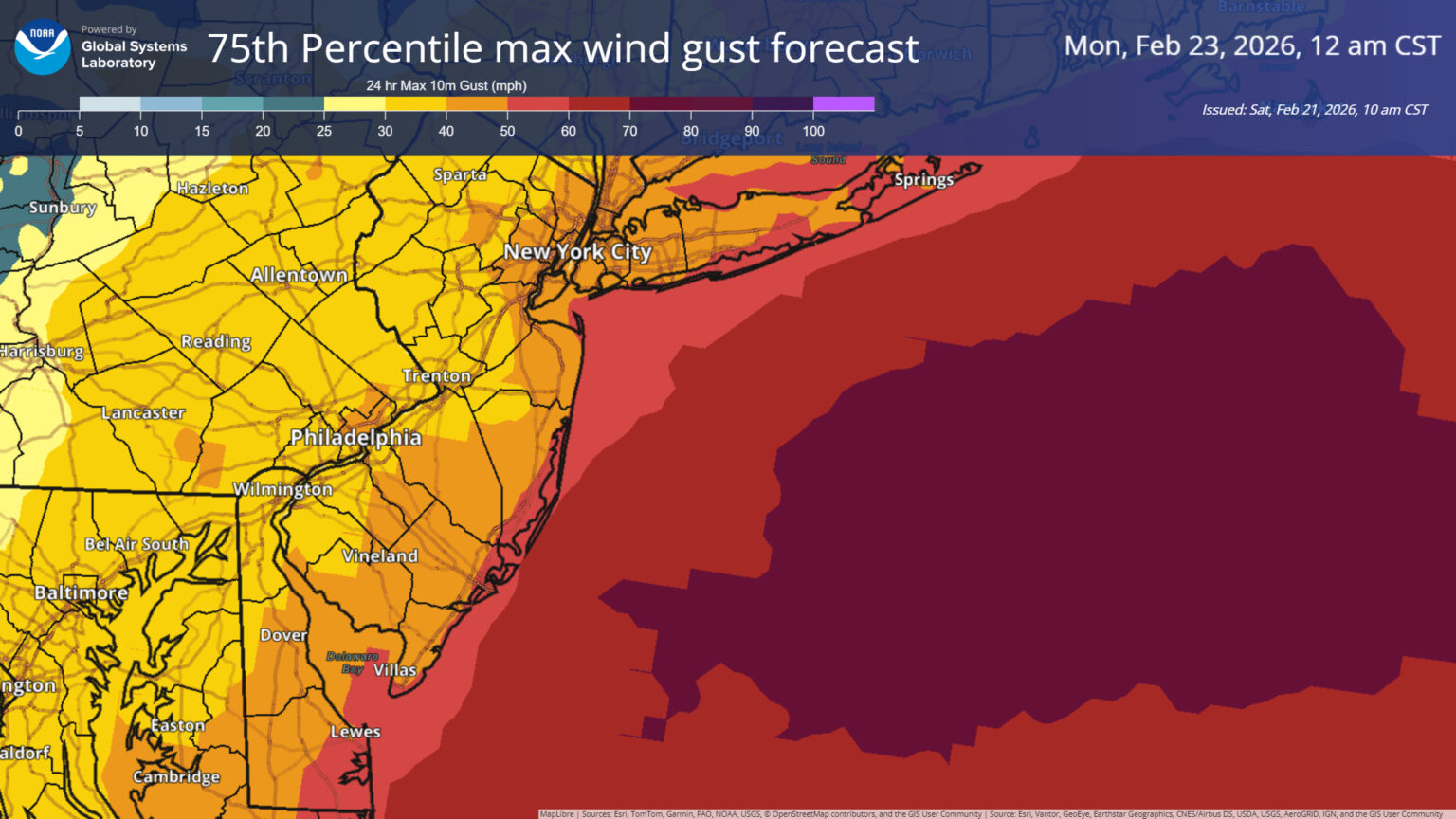 A Jersey, Long Island, and southern New England blizzard is in the ...